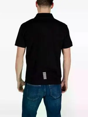 EA7 Logo-print Polo Shirt