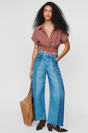 ELODIE Florence Cropped Shirt Top