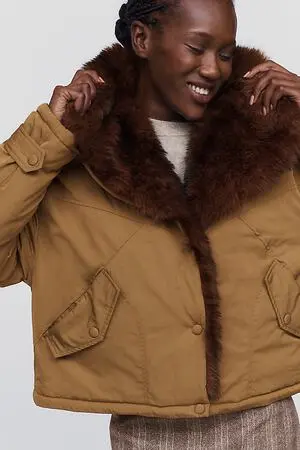 Blanknyc Rotation Faux Fur Led Jacket