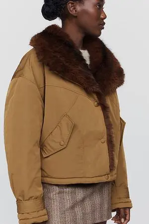 Blanknyc Rotation Faux Fur Led Jacket