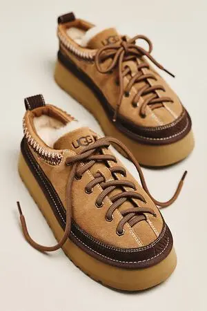 UGG Heritage Lace-up Slippers - Chestnut
