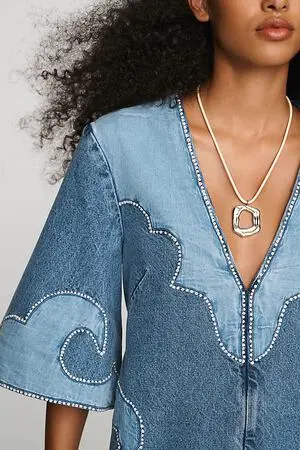 ALEMAIS Jesse Denim Mi Dress