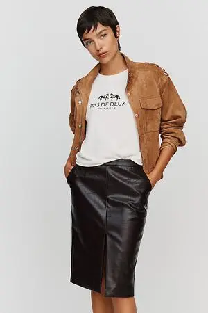 Bardot Rheba Faux Leather Pencil Skirt