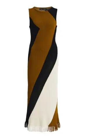 Proenza Schouler ZIa Knit Midi Dress Multi