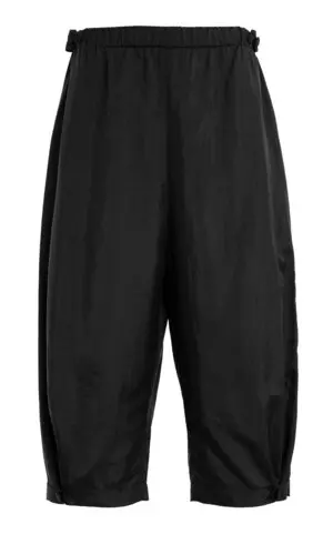 COLLEEN ALLEN Rehearsal Pocket-detailed Silk Taffeta Pants - Black