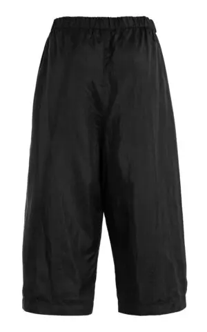 COLLEEN ALLEN Rehearsal Pocket-detailed Silk Taffeta Pants - Black