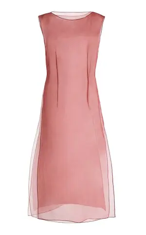 KALLMEYER Avra Layered Silk Top - Red