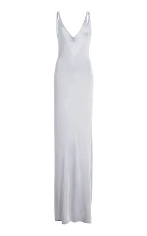 COLLEEN ALLEN Ballet Knit Dress - Light Blue