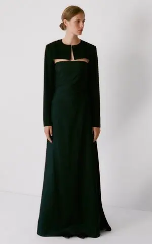 COLLEEN ALLEN Regency Silk Duchesse Coat