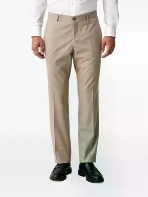 Guess Check-pattern Tailored Trousers - Neutrals