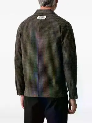 MOS MOSH Mapham Houndstooth-pattern Shirt Jacket