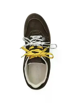 Guess Besar Suede Contrast-stitched Sneakers