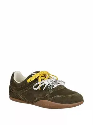 Guess Besar Suede Running Shoes - Brown