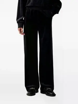 Guess Loren Logo-embossed Track Pants - Black