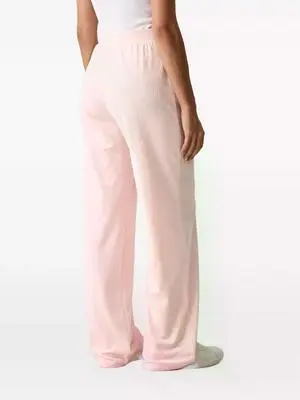 Guess Logo-embossed Track Pants - Pink