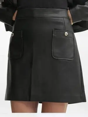 MORGAN Button-detail Pocket Mini Skirt