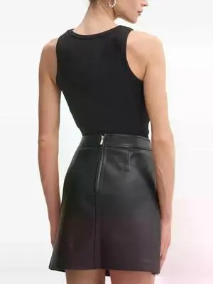 MORGAN Button-detail Pocket Mini Skirt