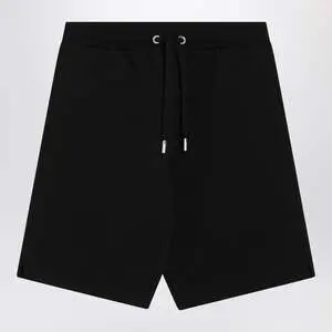 AMI Paris Mini Embossed Of Coeur Shorts - Black