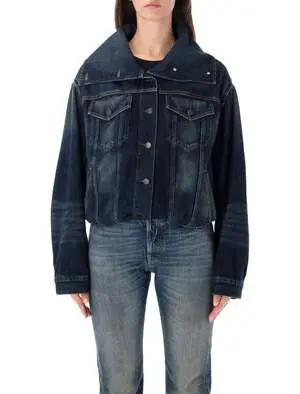 Acne Studios Oversized Collar Denim Jacket
