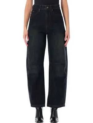 Soeur High-waist Wide-leg Jeans - Nero