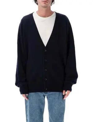 Extreme Cashmere Cashmere V-neck Button Cardigan - Blu