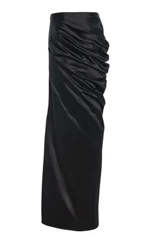 COLLEEN ALLEN Spiral Silk Duchesse Skirt