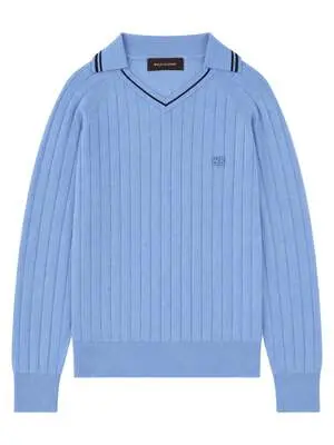 WALES BONNER 100% Viscose Polo Shirt