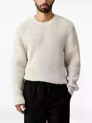 Hurley Waffle-knit Crew-neck Sweater