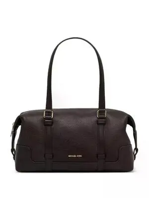 Michael Kors Teddi Large Textured Shoulder Bag - Brown