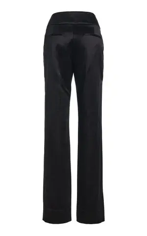 COLLEEN ALLEN Silk Duchesse Tuxedo Pants
