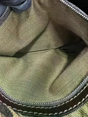 Fendi 1990-2000 Zucca Canvas Shoulder Bag