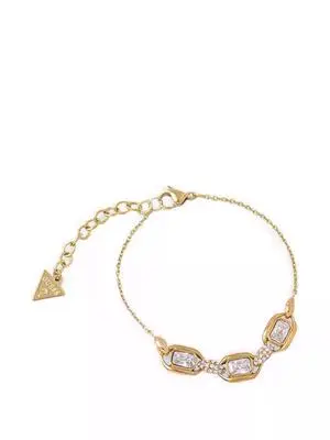 Guess Radiosa Crystal-embellished Chain Bracelet - Gold