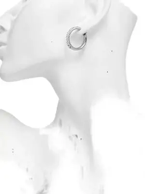 Guess Madison Crystal-embellished Hoop Earrings