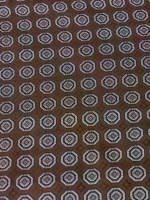Michael Kors Geometric-pattern Tie And Pocket Square Set - Brown