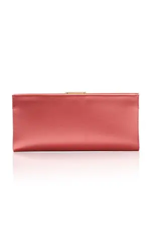 Carolina Herrera Pats Satin Clutch - Pink