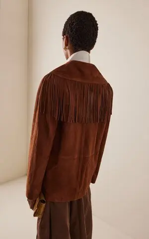 Sea Samantha Fringed Suede Jacket