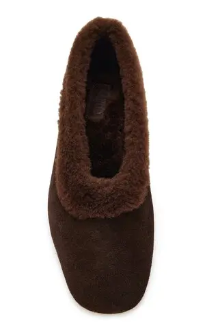 AeydĒ Delia Shearling Pumps
