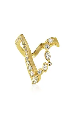 MILAMORE Kintsugi Victoria Float-pave Diamond Ring - Gold
