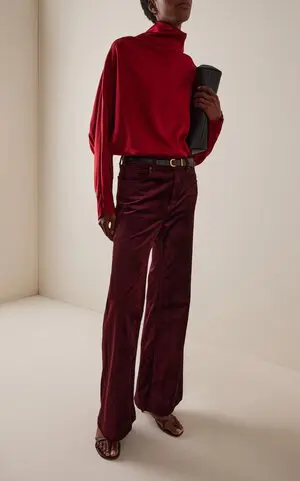 Citizens Of Humanity Ilaria Draped Satin Top - Red