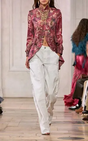 Ralph Lauren Helena Patterned Fil Coupé Jacket