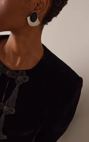 BEN-AMUN Exclusive Black Stone Earring