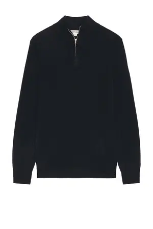 Soft Goat Half Zip Sweater