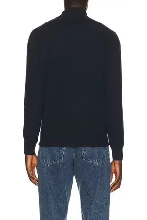 Soft Goat Half Zip Sweater