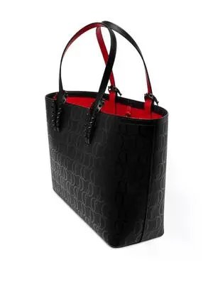 CHRISTIAN LOUBOUTIN 2020-2026 Large Calfskin Monogram Cabata Tote Bag