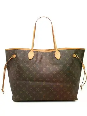 LOUIS VUITTON 2008 Monogram Neverfull Gm Tote Bag - Brown