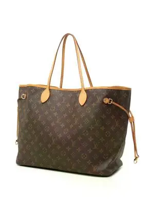 LOUIS VUITTON 2008 Monogram Neverfull Gm Tote Bag - Brown