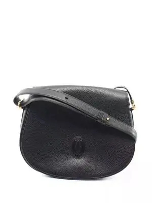 Cartier 20th Century Leather Must De Shoulder Bag - Black