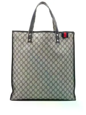 GUCCI 2016-2026 Gg Supreme Web Tote Bag