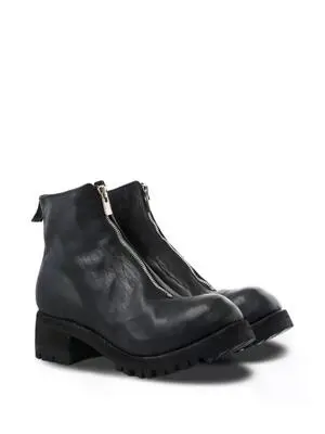 Guidi Pl1_ru Front-zip Leather Boots