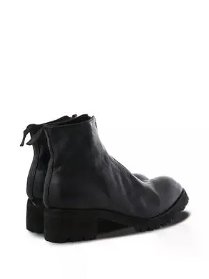 Guidi Pl1_ru Front-zip Leather Boots